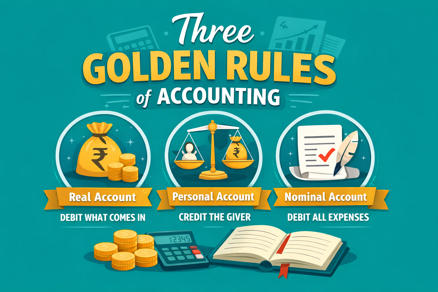 Master the 3 Golden Rules of Accounting: A Complete Guide
